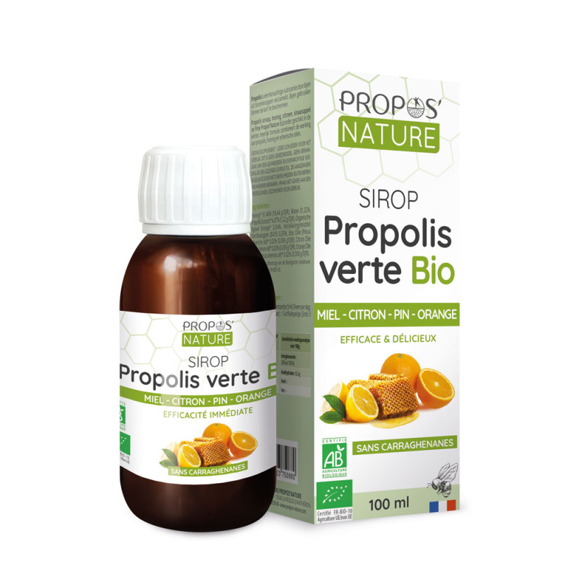 Siroop met Biologische Groene Propolis - 200 ml | Het Honingmagazijn